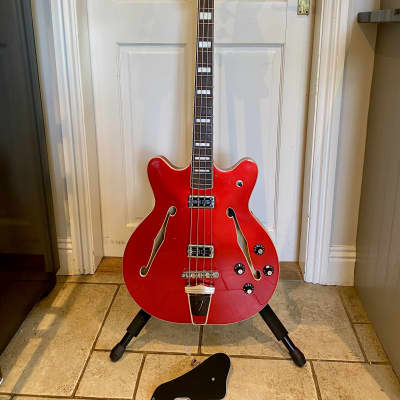 Fender Coronado Bass II 2016 in red | Reverb