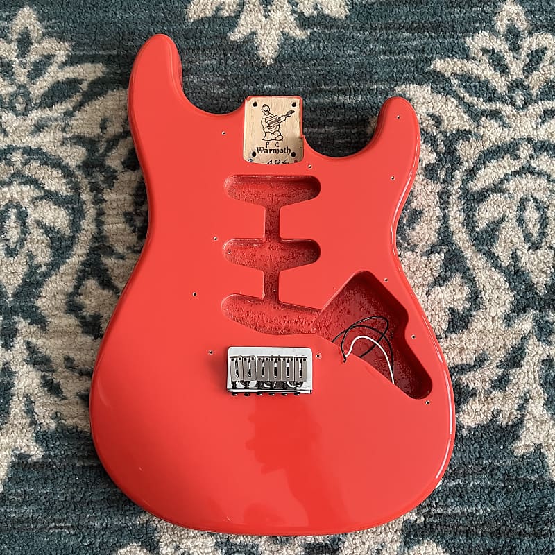 Warmoth Stratocaster Body 2010s - Fiesta Red | Reverb