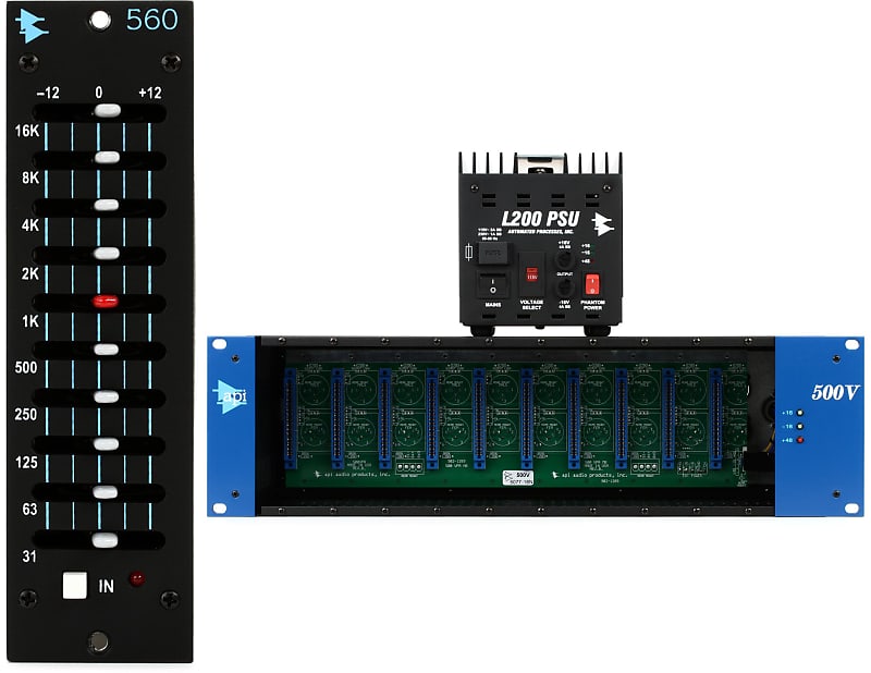 API 560 500 Series Graphic Equalizer Bundle with API 500V | Reverb