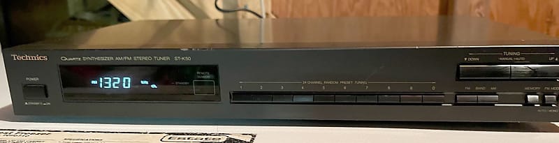 Technics ST-K50 AM/FM Tuner 1988 - Black | Reverb