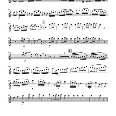 Clarinet Choir Sheet Music: Score and Parts - Gran Partita - | Reverb