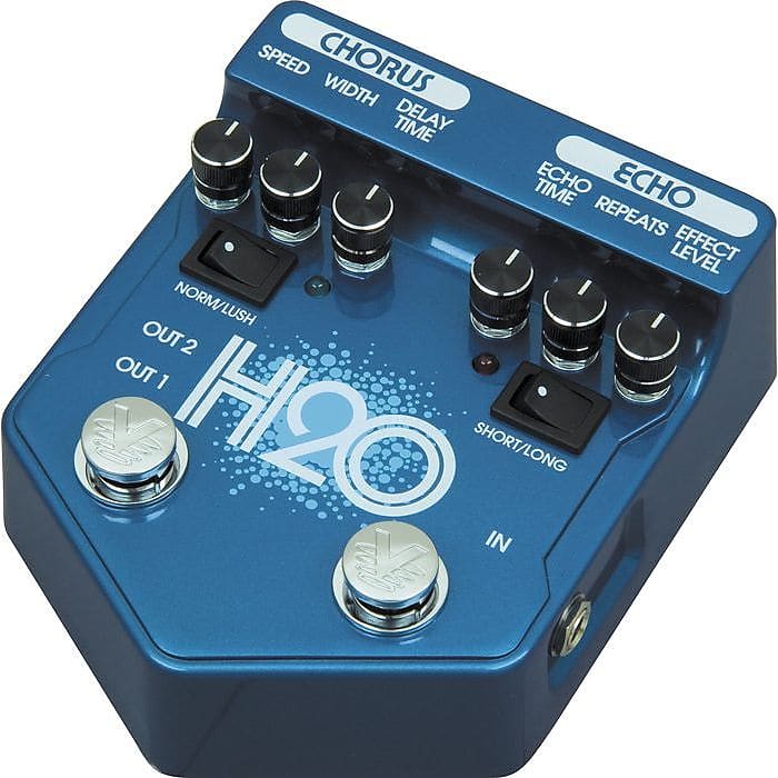 Visual Sound V2 H2O Chorus and Echo Guitar Effects Pedal | Reverb