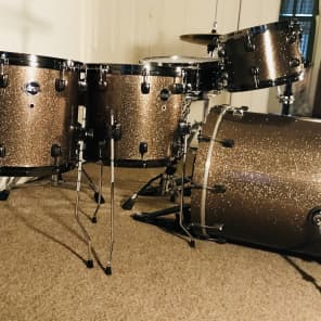 ddrum Dominion Ash 4pc Kit Copper Sparkle | Reverb