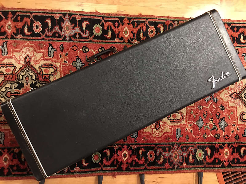 Fender Guitar Case - Vintage 70s Bright Orange lining | Reverb