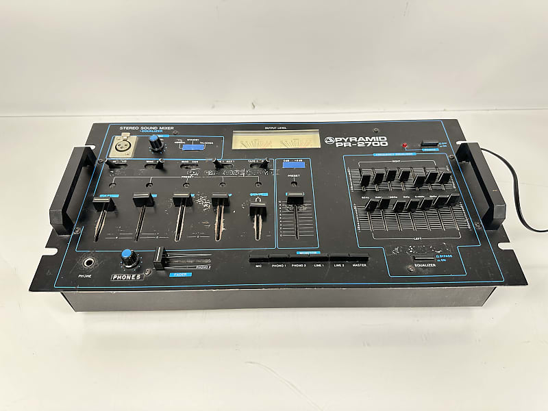 Pyramid PR-2700 Stereo Sound Mixer/Equalizer | Reverb