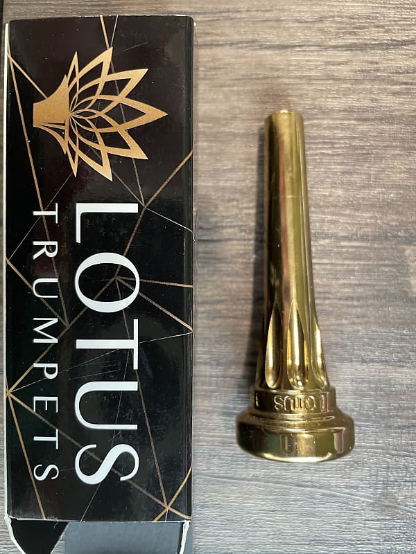 Lotus 3rd Generation Trumpet Mouthpiece - 3L - Bronze - Gold | Reverb