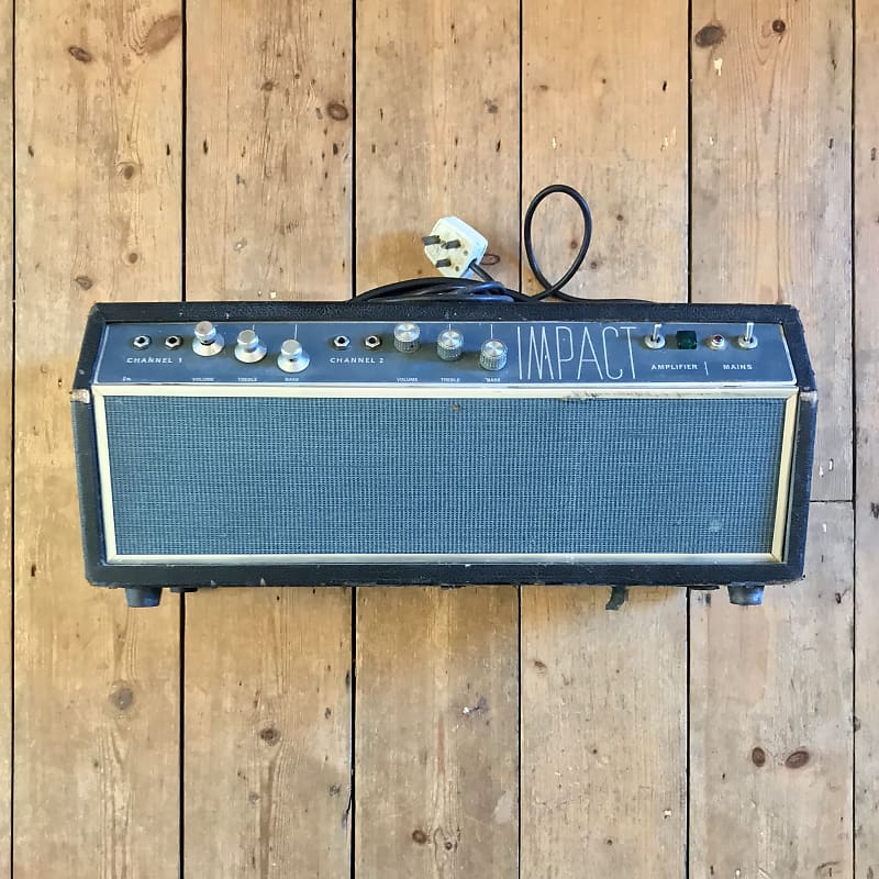 Vintage IMPACT AP60 guitar amplifier head - EL34 Valves - | Reverb