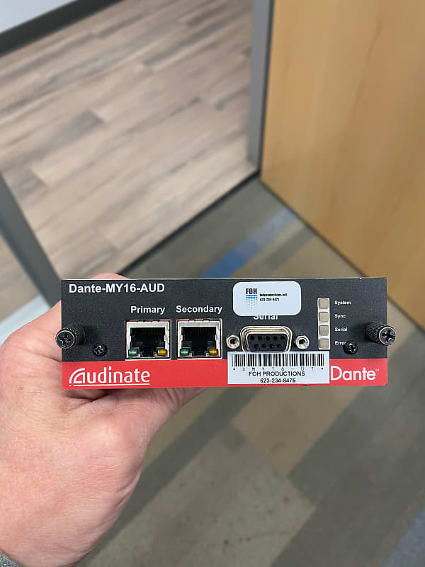 Audinate Dante-MY16-AUD Yamaha Audio Card for LS9 M7CL CL1 | Reverb