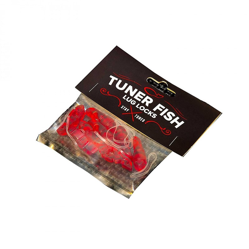 Tuner Fish Lug Locks, Red, 8 Pack | Reverb UK