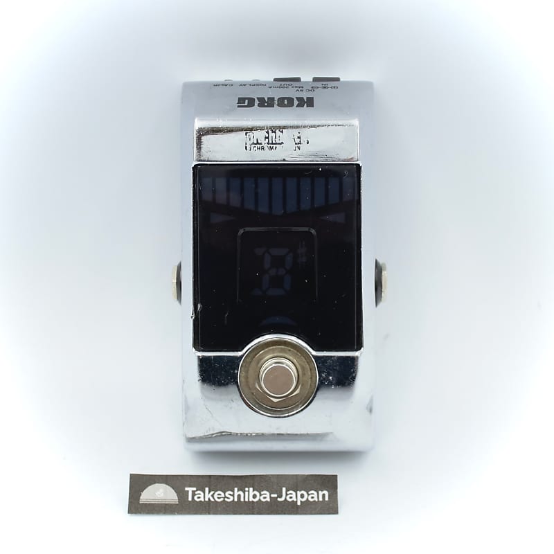 Korg PB-01 Pitchblack Silver Chromatic Tuner Guitar Pedal | Reverb