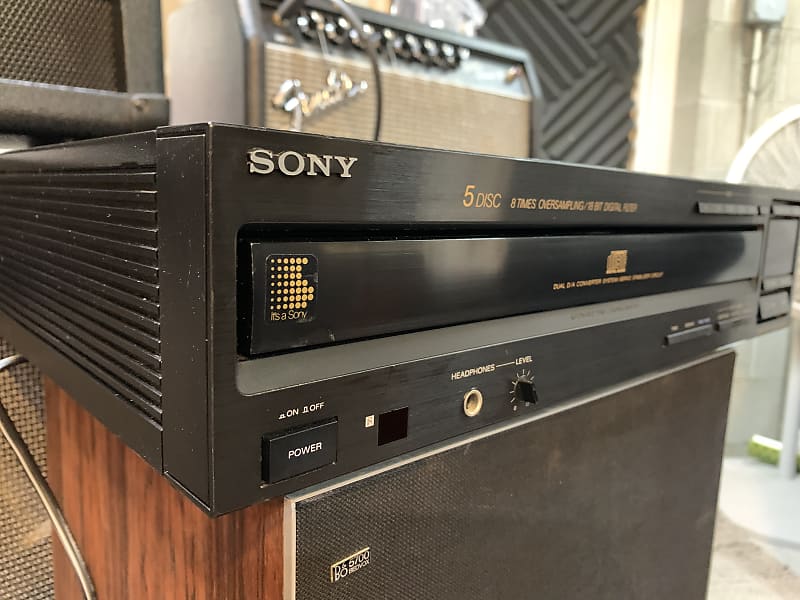 Sony CDP-C505 1990 Black | Reverb