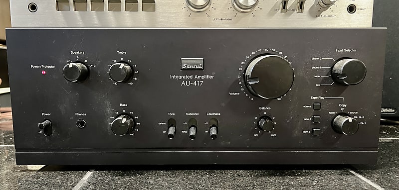 Vintage Sansui AU-417 Integrated Amplifier 65 Watts/Channel; | Reverb