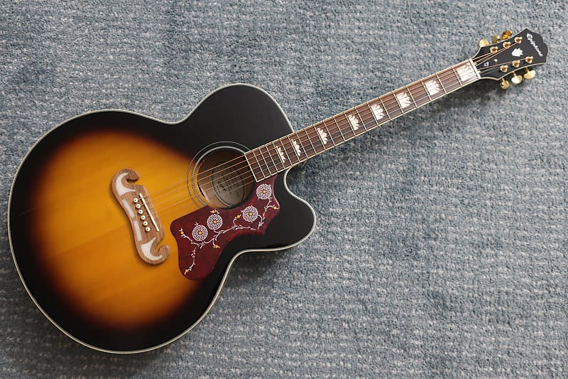 Epiphone EJ-200 CE Studio Jumbo Acoustic Electric Guitar | Reverb