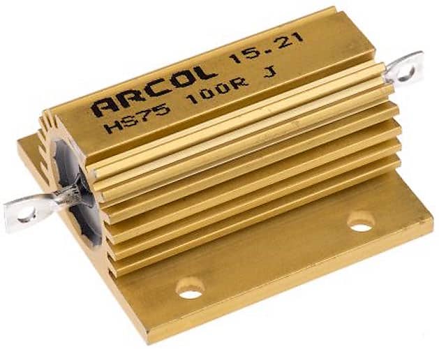75W Ohmite/Arcol Aluminum 5% Mil-Spec Wirewound Resistor, 22 | Reverb
