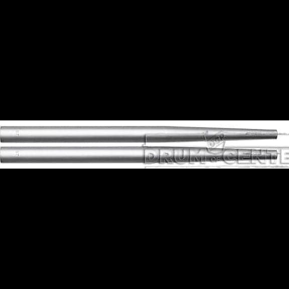 Ahead Silver Short Taper Covers For Drum Sticks 2pk | Reverb