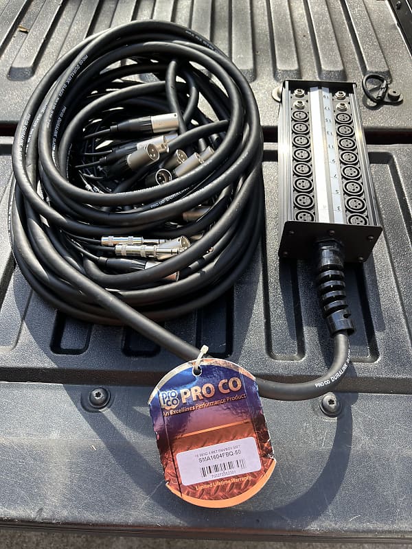 ProCo Pro Co SMA1604FBQ-50 SMA Series 16x4 Stage Snake with | Reverb
