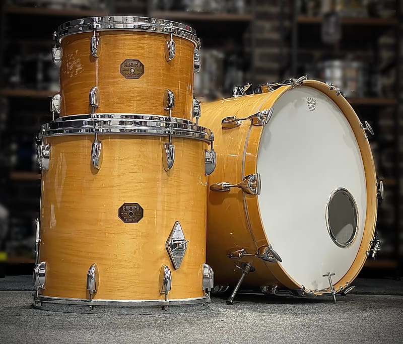 Vintage 1970’s Gretsch USA Custom Drum Kit Shell Pack #750 | Reverb