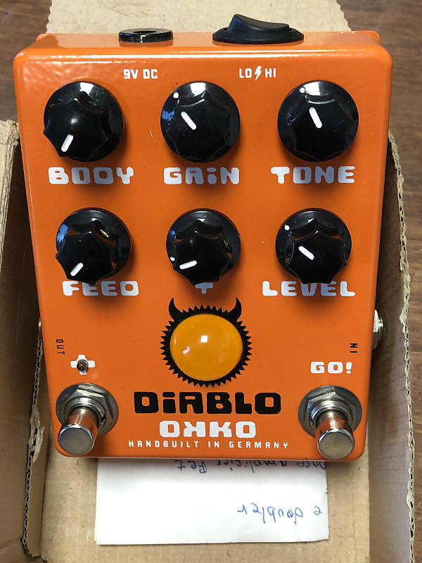 OKKO Diablo Gain Plus + Overdrive Pedal | Reverb
