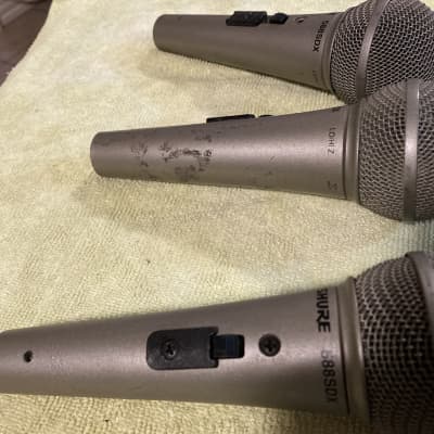 Lot of 3 Shure 588SDX Microphones | Reverb