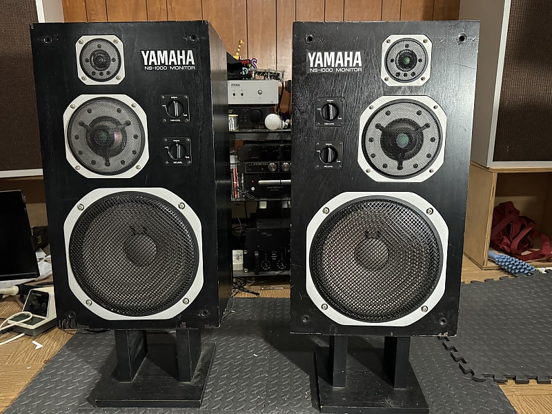 Yamaha NS-1000M with stands | Reverb