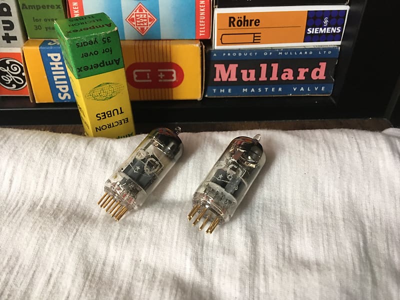 2 NOS PQ Amperex 6922 Dgetter Audio Tubes ~ Premium E88CC CCa | Reverb