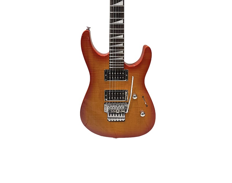 1997 Jackson X Series DX10D Dinky In Amber Sunburst | Reverb