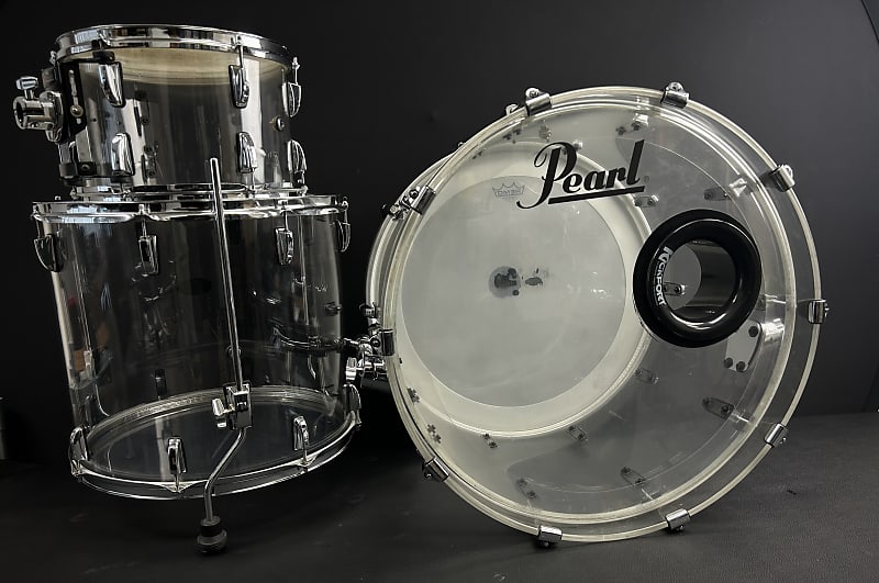 Pearl Crystal Beat 3pc Shell Pack 22/12/18 - Clear Acrylic | Reverb