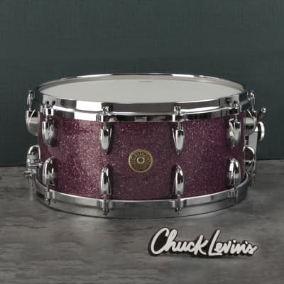 Gretsch USA Custom 14x6.5-Inch Snare Drum - Purple Glass | Reverb