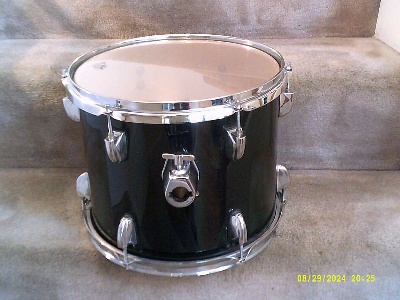 Pacific PDP 12 round X 10 Inch Rack Tom, Gloss Black, | Reverb