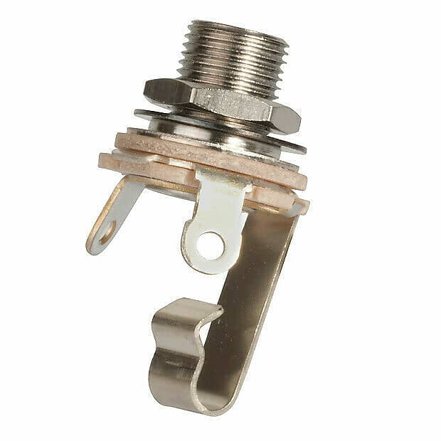 Switchcraft Long Thread 1/4" Jack Mono Input Output Guitar | Reverb