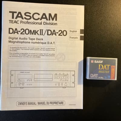 TASCAM DA-20 MK II DAT Digital Audio Tape Recorder | Reverb
