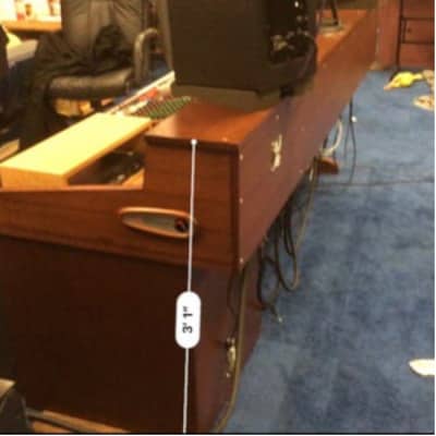 Toft ATB 32 console with desk and meter bridge | Reverb