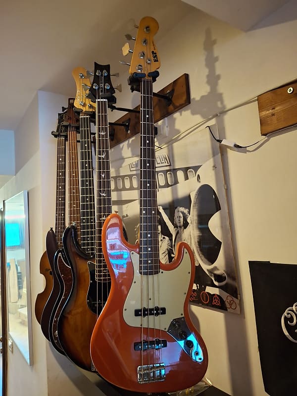 ESP 400 Jazz Bass Fiesta Red | Reverb