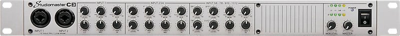 StudioMaster C3single rack space 12 channel mixer | Reverb