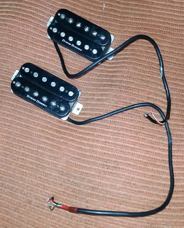 Vintage Duncan Design HB103B & HB103N humbucker pickups F | Reverb