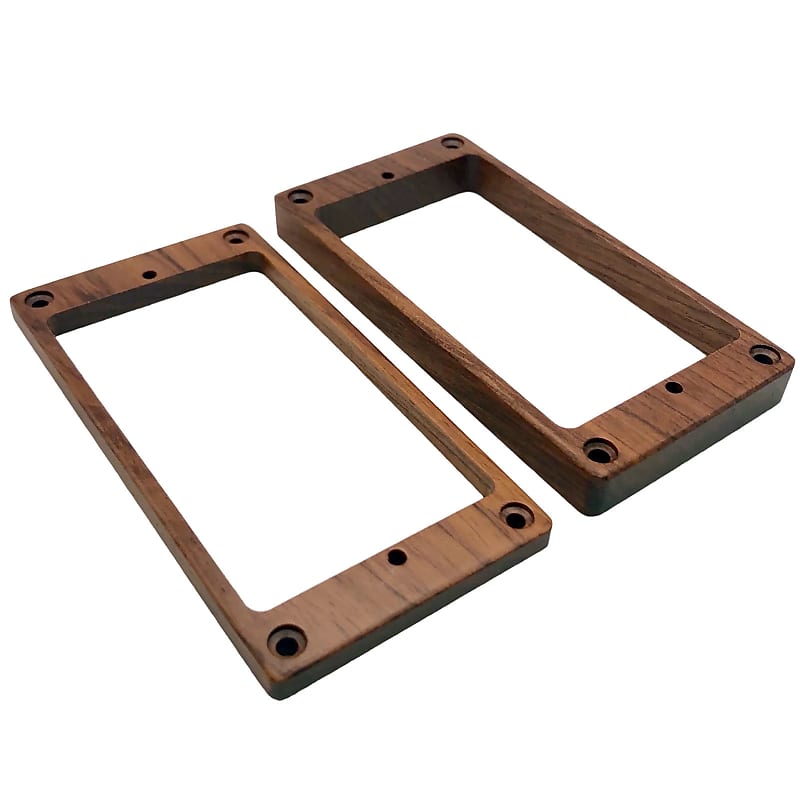 NEW Wood Flat Bottom Non-Slanted Guitar Humbucker Pickup Ring | Reverb