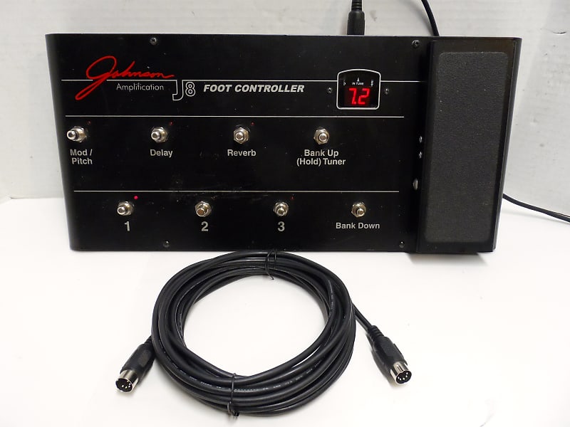 JOHNSON AMPLIFICATION J 8 J8 FOOT CONTROL CONTROLLER PEDAL | Reverb UK