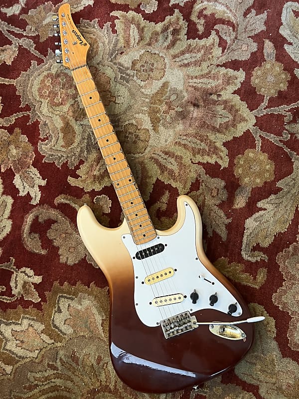 Lotus 1980s Stratocaster Strat Style Double Cutaway Electric | Reverb