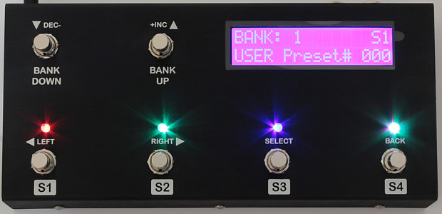 Programmable Midi foot controller FCB4X | Reverb