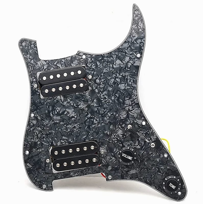 HH Guitar Strat Stratocaster Style Prewired Loaded Pickguard | Reverb