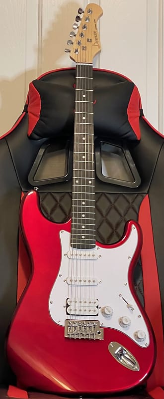 Donner DST-100 Standard Series Guitar - Red - B-Stock + | Reverb