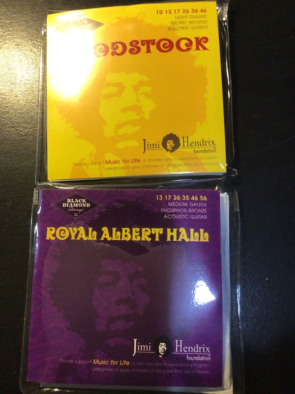 Black Diamond Strings - Jimi Hendrix "Woodstock" Light | Reverb Canada