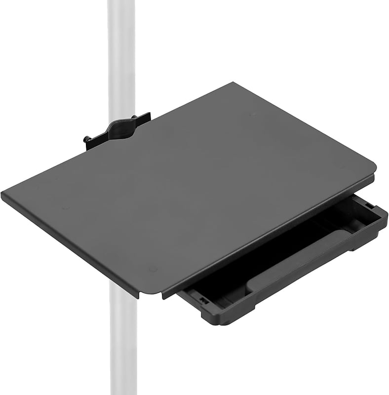 Steel 14 x 10 inch Pole Mount Shelf with Drawer for | Reverb