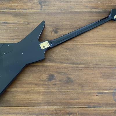 Aria Pro II, Explorer Bass, ZZB Deluxe, Black Thunderbolt, | Reverb