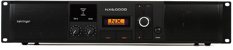 Behringer NX6000 6000W 2-channel Power Amplifier (NX6000Dd5) | Reverb