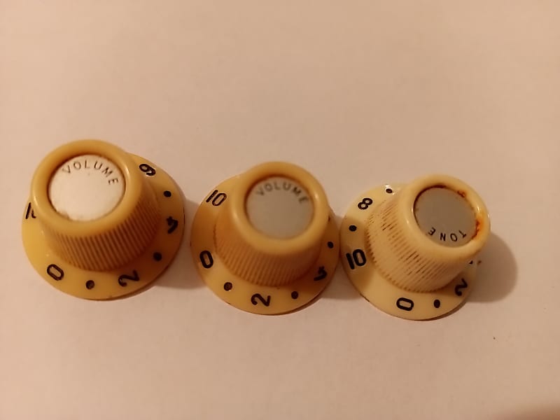 Teisco Univox Silvertone Aria Harmony Volume And Tone Knobs | Reverb