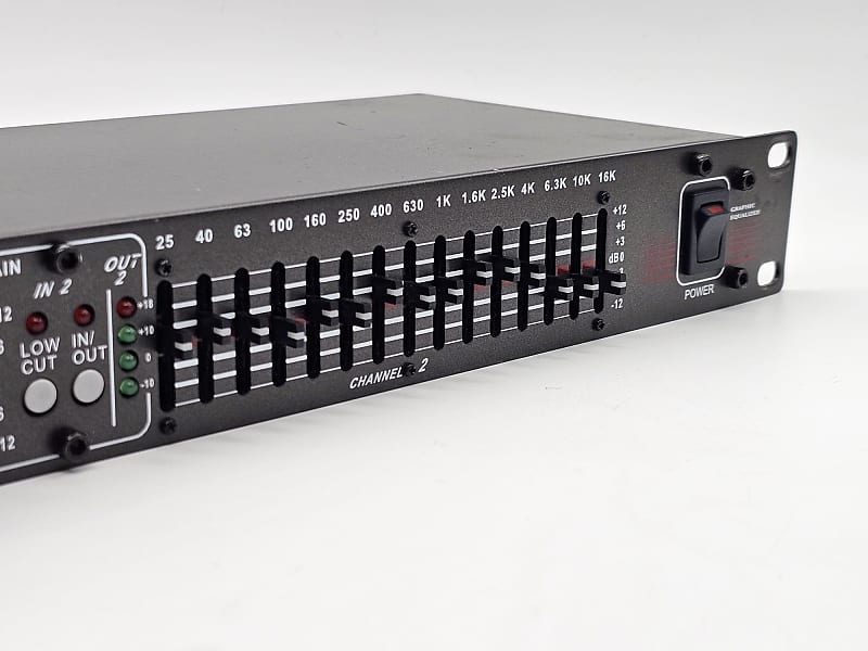 DOD SR430QX Dual Channel 15-Band Graphic Equalizer With Power | Reverb