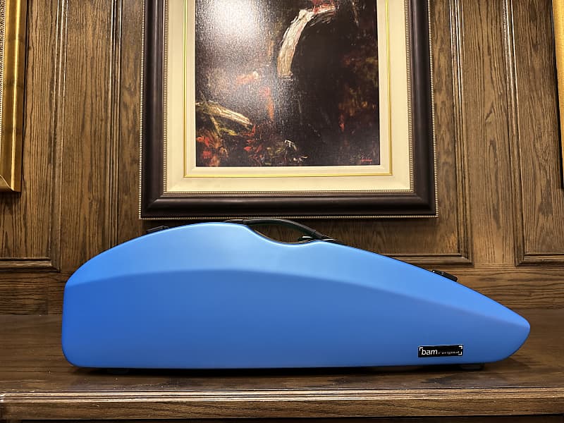 BAM 'BonBon Hightech' Ultralight 4/4 Violin Case - Blue | Reverb