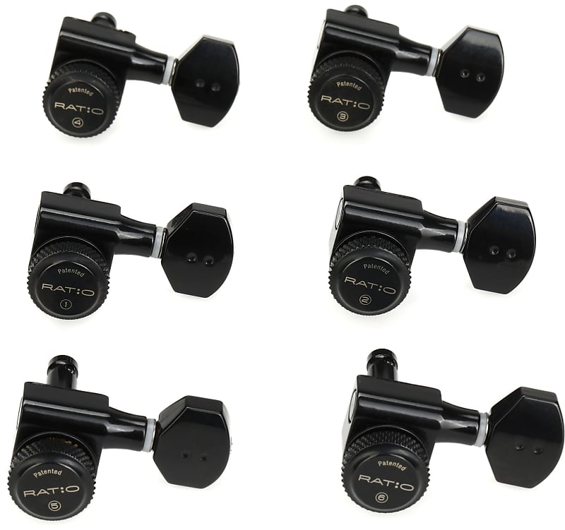 Graph Tech PRL-9721-B0 Locking Ratio Calibrated Machine Heads | Reverb