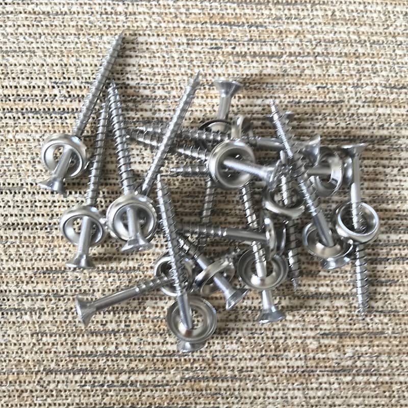 16x Marshall JMP 4x12 era back panel screws and screw cups | Reverb
